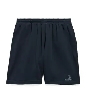 Balenciaga Nano Bb Faded Shorts - Faded Black