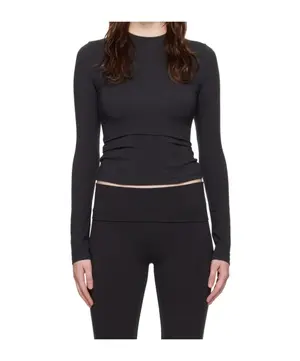 SKIMS Long-sleeved T-shirt - Black