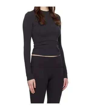 SKIMS Long-sleeved T-shirt - Black