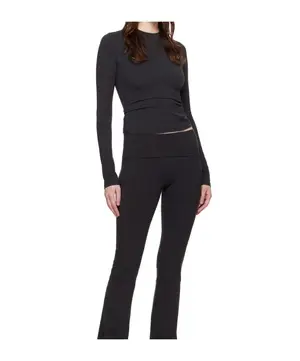 SKIMS Long-sleeved T-shirt - Black