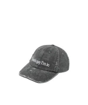 CARNE BOLLENTE My Cruising Distressed-effect Baseball Cap - Red