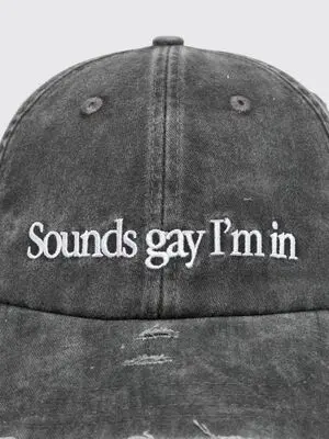 CARNE BOLLENTE My Cruising Distressed-effect Baseball Cap