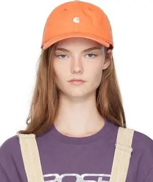 Carhartt Work In Progress Madison Logo Cap - Orange