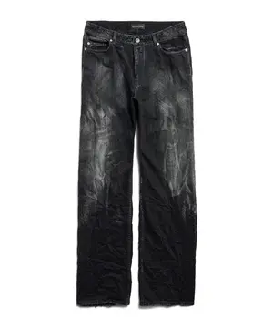 Balenciaga Relaxed Fit Jeans - Black