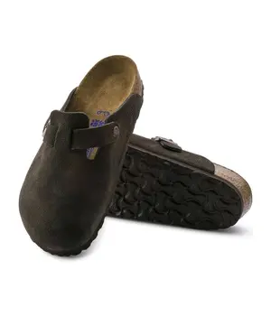 BIRKENSTOCK Boston Suede Clogs