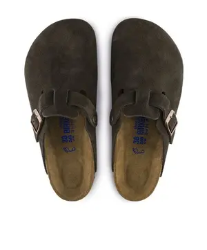 BIRKENSTOCK Boston Suede Clogs