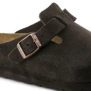BIRKENSTOCK Boston Suede Clogs