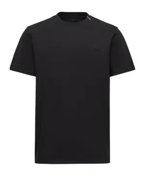 Moncler Logo Patch Crewneck T-shirt - Black