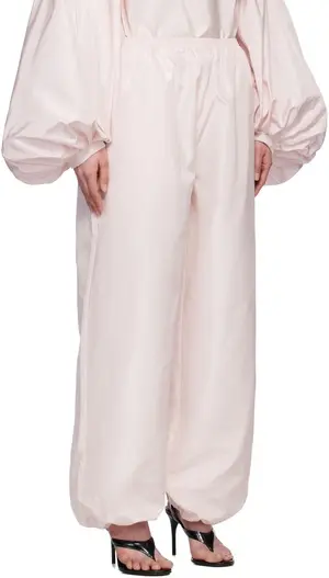 Alaïa Taffeta Balloon Pants - Pink
