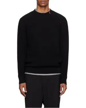 Moncler Logo Patch Crewneck Jumper