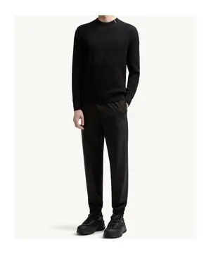 Moncler Logo Patch Crewneck Jumper