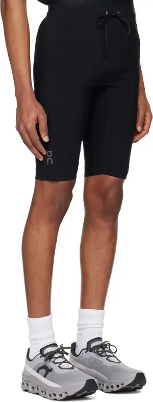 On Stretch Jersey Race Tights Half Shorts