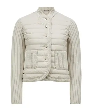 Moncler Padded Wool Cardigan