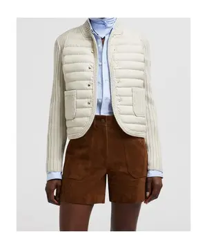 Moncler Padded Wool Cardigan