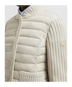 Moncler Padded Wool Cardigan