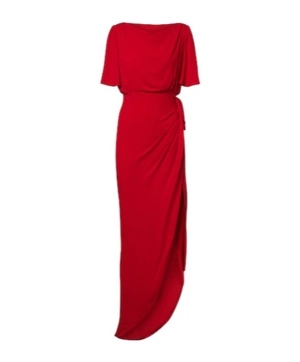 Valentino Garavani Draped Silk Georgette Gown - Red
