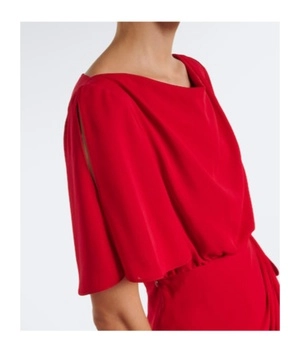 Valentino Garavani Draped Silk Georgette Gown