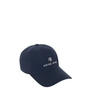 ANINE BING Jeremy Logo Embroidered Baseball Cap