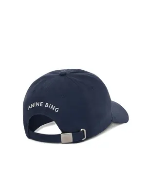 ANINE BING Jeremy Logo Embroidered Baseball Cap
