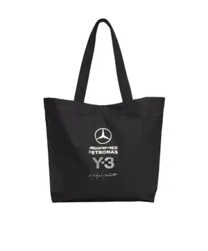 Y3 Amg Petronas Logo Tote Bag - Black