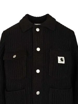 Carhartt Work In Progress Michigan Knitted Cardigan - Black