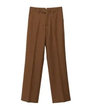 BERWICH Tailored Trousers With Belt Loops And Patch Pockets