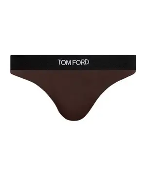 TOM FORD Signature Thongs - Black