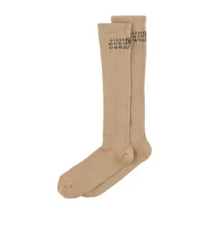 MAISON MARGIELA Knee-high Socks - Adobe Brown