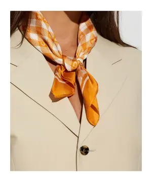 COACH Patterned Silk Scarf