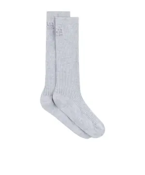 MAISON MARGIELA Knee-high Socks - White