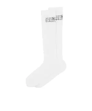 MAISON MARGIELA Knee-high Socks - White