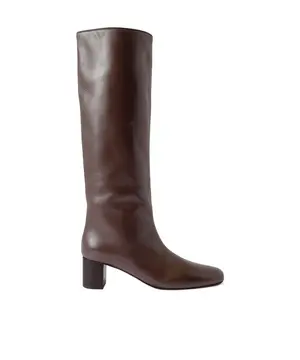 TOTEME Leather Knee-high Boots