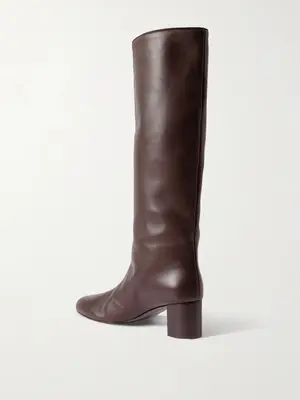 TOTEME Leather Knee-high Boots