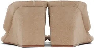 Alaïa Cube Flip Flops - Grege