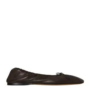THE ROW Hereditas Bow Detailed Ballet Flats