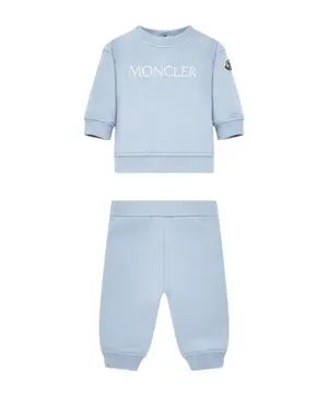 Moncler Embroidered Logo Sweatsuit Set