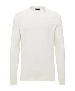 Moncler Logo Patch Crewneck Jumper