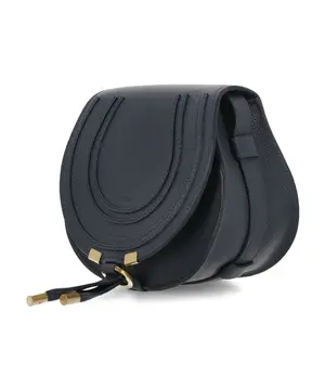 Chloé Marcie Saddle Bag - Black
