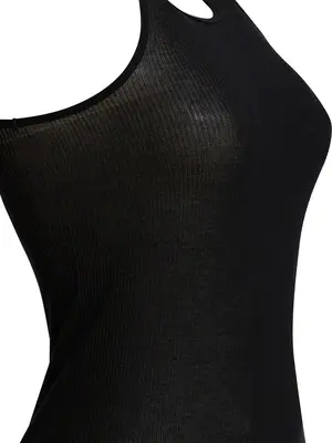 Rick Owens Ribbed Knit Maxi Dress