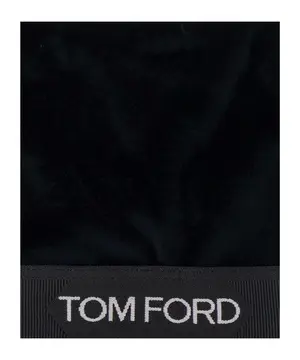 TOM FORD Stretch Lustrous Velour Signature Bralette