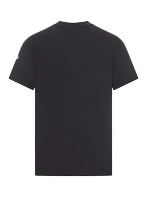 Moncler Embroidered Logo Cotton T-shirt