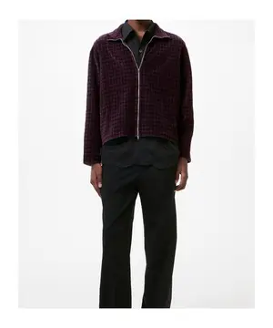 Our Legacy Shrunken Long-sleeved Zip-up Jacket