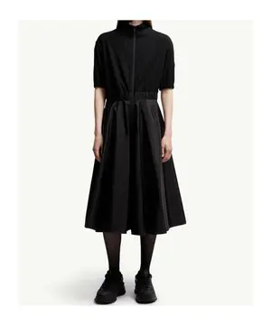 Moncler Satin Midi Dress