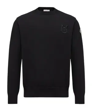 Moncler Embroidered Monogram Jumper