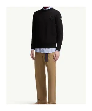 Moncler Embroidered Monogram Jumper