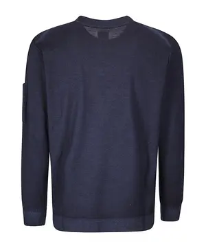 C.P. COMPANY Lens-detail Raglan-sleeve Sweater