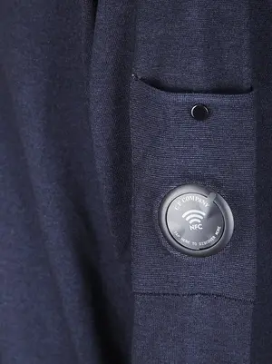 C.P. COMPANY Lens-detail Raglan-sleeve Sweater