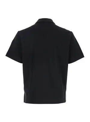 Moncler Logo Patch Short-sleeved Polo Shirt