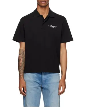 Moncler Logo Patch Short-sleeved Polo Shirt
