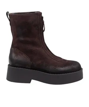 Premiata Zippered Ankle Boots - Crosta